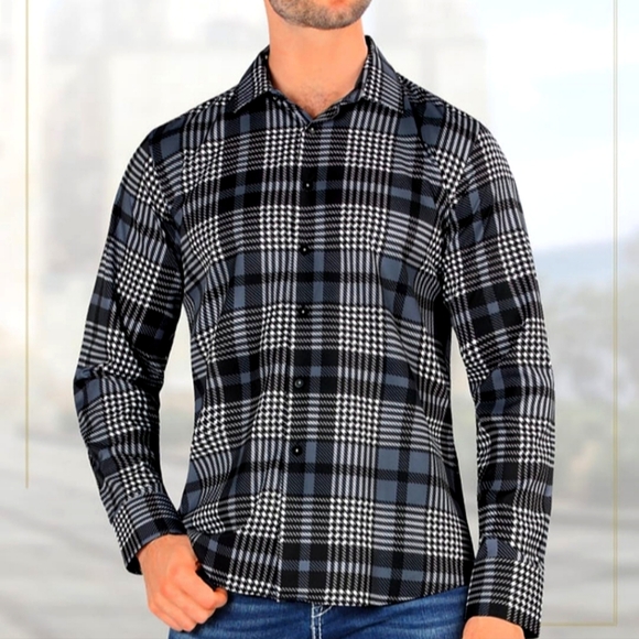 Shirts | Mens Fashion Long Sleeve Shirt | Poshmark